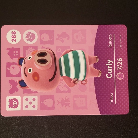 Nintendo | Other | 32 Curly 288 Animal Crossing Acnh Nintendo Switch ...